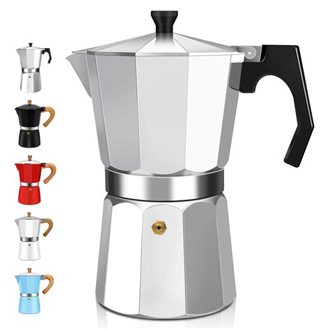Ditosh 2 Cup Aluminum Espresso Stovetop Moka Pot Express Coffee Maker Percolator Italian Classic