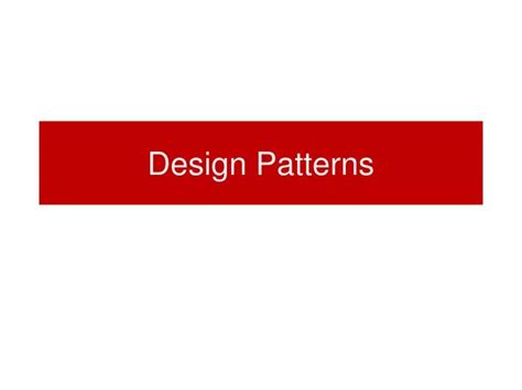 PPT Design Patterns PowerPoint Presentation Free Download ID 4393413