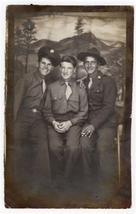 Army Buddies American History History Vintage Photos
