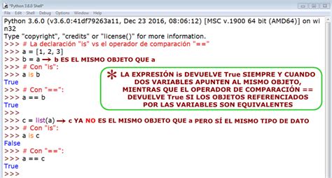 Aprender A Programar Con Python T1 Los Operadores In E Is
