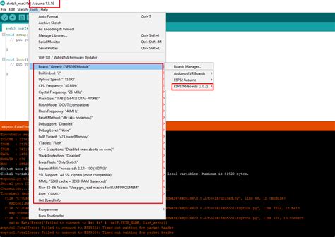 Customised Board Using Esp8266 Serial Port Error Page 3 3rd Party Boards Arduino Forum