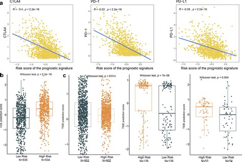 The Prognostic Signature As A Predictive Biomarker For Immunotherapy In