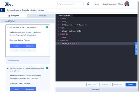 Medisetty Manoj On Linkedin Day63 Sql Nxtwave Intensive3 Ccbp4 100daysofcodechallenge
