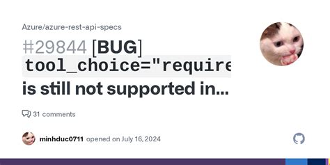 Bug `toolchoicerequired` Is Still Not Supported In The Latest Openai Api Version · Issue