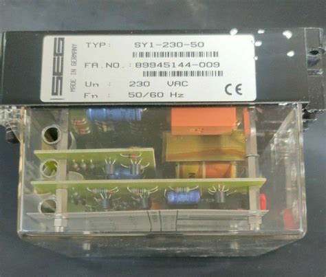 Seg Sy1 230 50 Synchronizing Check Relay Panels And Parts Shopping