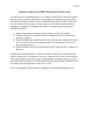 Windows Server And NRPT Assignment Instructions 1 Docx CSIS 352