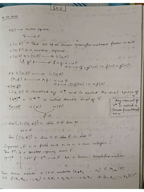 Vector Calculus Notes Pdf