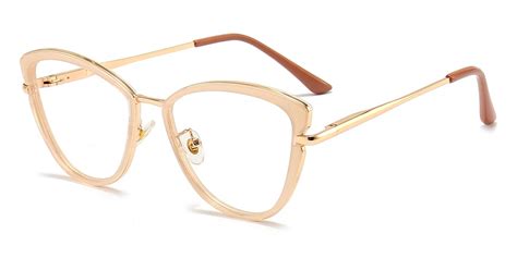 Samira Cat Eye Orange Glasses For Women Lensmart Online