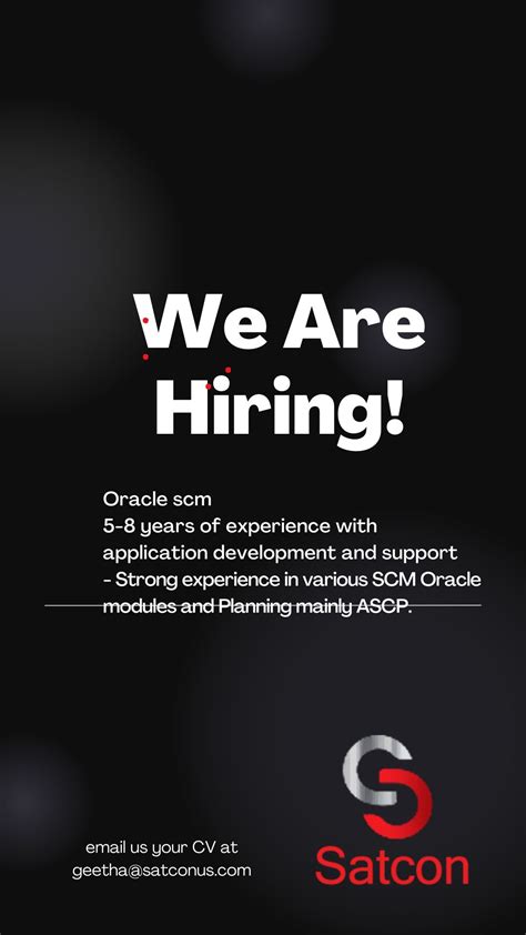 Geetha Alberto On Linkedin Ascp Oic Oraclescm Immediatejoiners Hiring