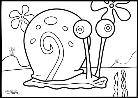 Gary From Spongebob Coloring Pages Spongebob
