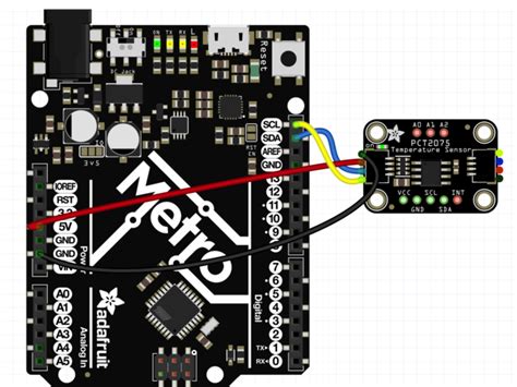 Arduino Adafruit Pct2075 Temperature Sensor Adafruit Learning System