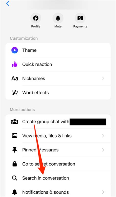 Messenger How To Search For Messages In Chats On Mobile