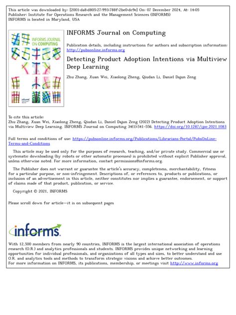 Zhang Et Al 2021 Detecting Product Adoption Intentions Via Multiview