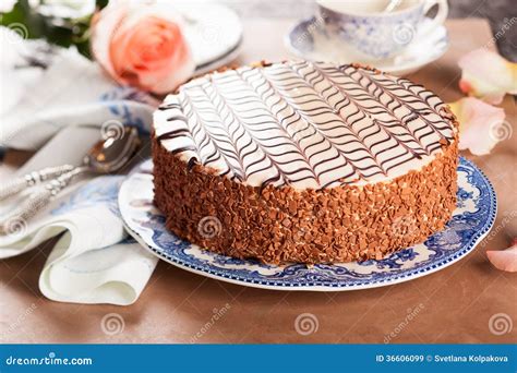 Esterhazy Torte Stock Image Image Of Fresh Piece Meringue 36606099