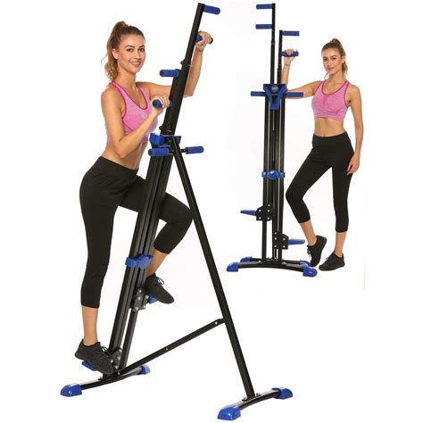 VIBESPARK Vertical Climber And Folding Indoor Exercise Fitness Stair Stepper Machine For Office