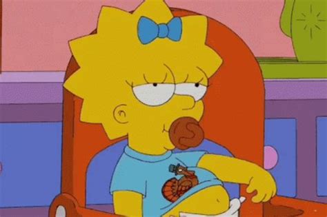 Maggie Simpson Pacifier