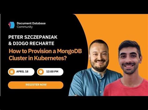 Document Database Community On Linkedin How To Provision A Mongodb Cluster In Kubernetes