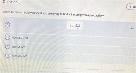 Solved Which Formula Should You Use If You Are Trying To Chegg Com