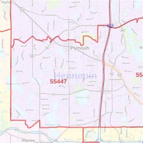 Minneapolis Zip Code Map Downtown Minneapolis Zip Code Map