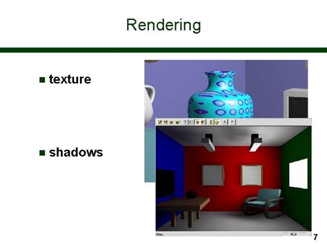 Computer Graphics I Basic Modelling Lecture Objectives