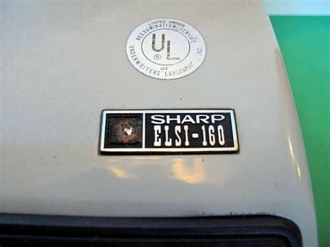 Vintage Sharp Elsi 160 Desktop Calculator Model El 160 Japan