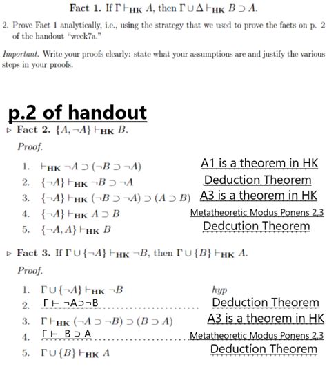 Solved Prove Fact 1 ﻿with An ﻿analytic Proof Similar To