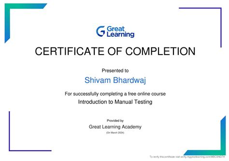 Shivam Bhardwaj On Linkedin I Have Completed Basics Of Manual Testing