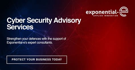 Cyber Security Advisory Services Exponential E Uk
