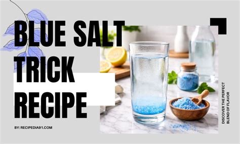 Easy Blue Salt Trick Recipe For Men 2026