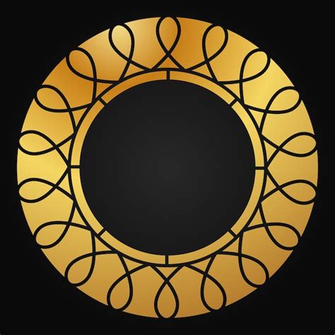 Premium Vector Luxury Pattern Border Frame Design