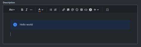 Scriptrunner Description Field Formatting Help