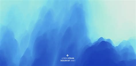 푸른 추상적 인 바다 풍경 바다 표면 파도가있는 현실적인 풍경 자연 배경 표지 디자인 템플릿 배너 전단지 포스터 또는 브로셔에 대한 3d 벡터 일러스트레이션 0명에 대한