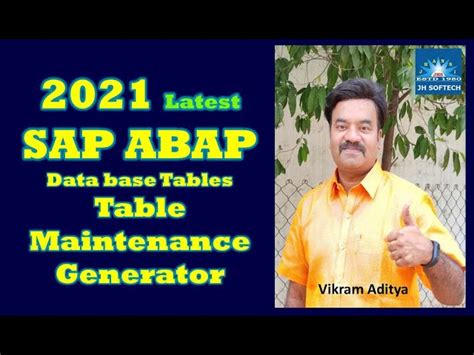 Working With Table Maintenance Generator Ez Sap Abap Dictionary Create