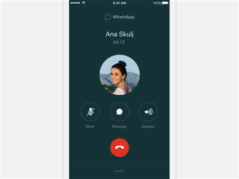 Whatsapp Minimize Call Concept by Darko Škulj on Dribbble