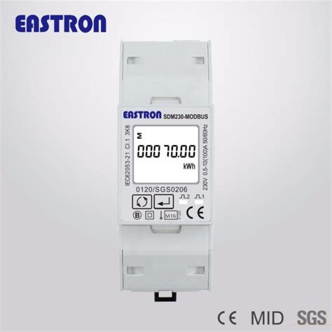 Sdm230Modbus 230V Singe Fázisú Energiaszerkezet Impulzus Modbus Kimenet Rs485 Távoli