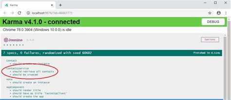 Trying To Run Angular Client Jasmine Test Against Live Rest Api Nothing Happens Stack