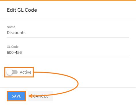 Manage GL Codes Momentus Support Center