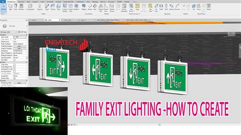 Emergency Exit Light Revit Family At Wallace Yang Blog