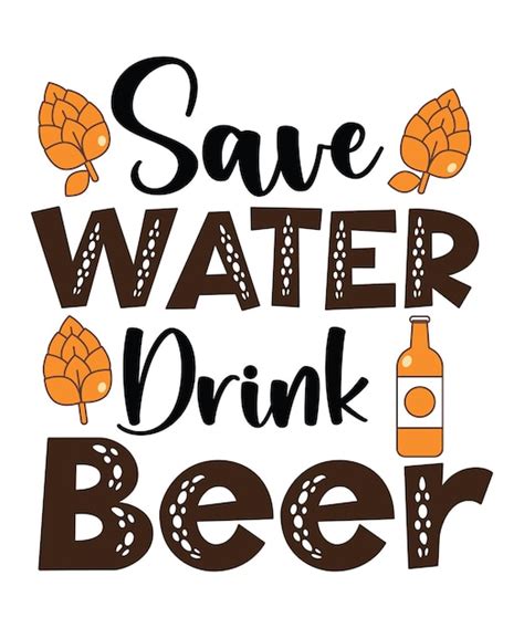 Save water drink beer Vectors & Illustrations for Free Download | Freepik