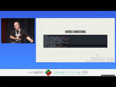 Europython Talk Type Annotations With Larger Codebases From Europython