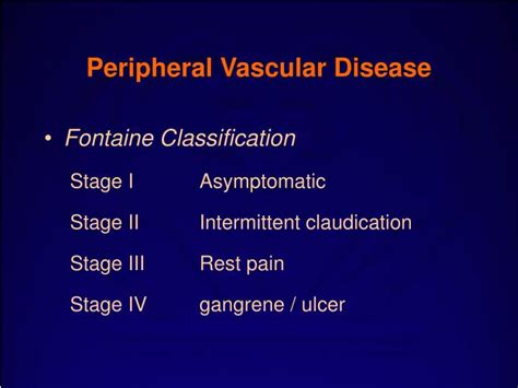 Ppt Aneurysms And ‘peripheral Vascular Diseases Powerpoint