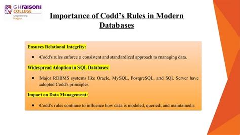 Introduction To Relational Model And Codds Rulepptx