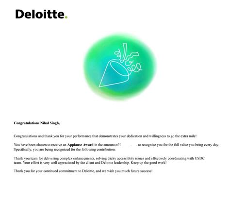 Nihal Singh On Linkedin Deloitte