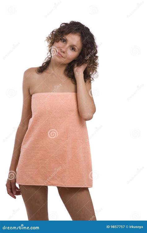 Girl In Bath Towel Stock Image Image Of Adult Health 9857757