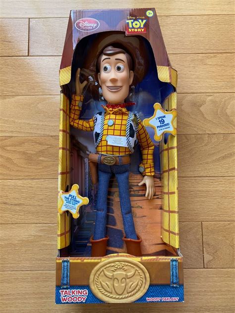 New Disney Store Pixar Toy Story Talking Woody Action Figure 15 Doll