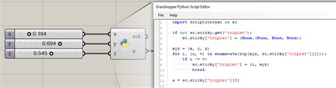 How To Let Ghpython Choose The Latest Updated Value Grasshopper Mcneel Forum
