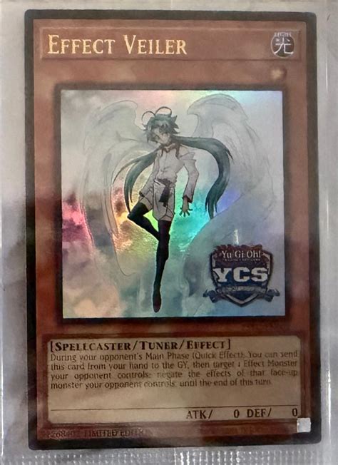 Effect Veiler Yu Gi Oh Championship Series 2025 Prize Cards 25yc