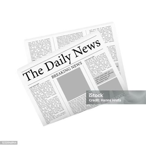 신문 어떤 목적을위한 훌륭한 디자인 벡터 에디토리얼 인쇄 레이아웃입니다 신문 템플릿 매일 보도 빈 종이 저널 벡터 모형 가득