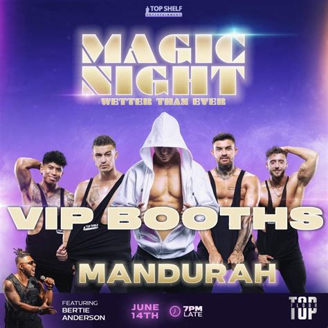 Megatix Vip Booth Packages Magic Mike Night