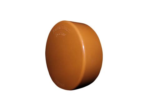 Conduit End Cap 100mm Orange From Reece